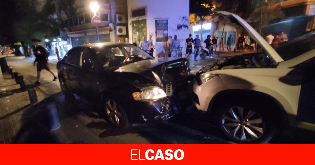 Unos conductores borrachos causan un accidente y embisten un coche de ...