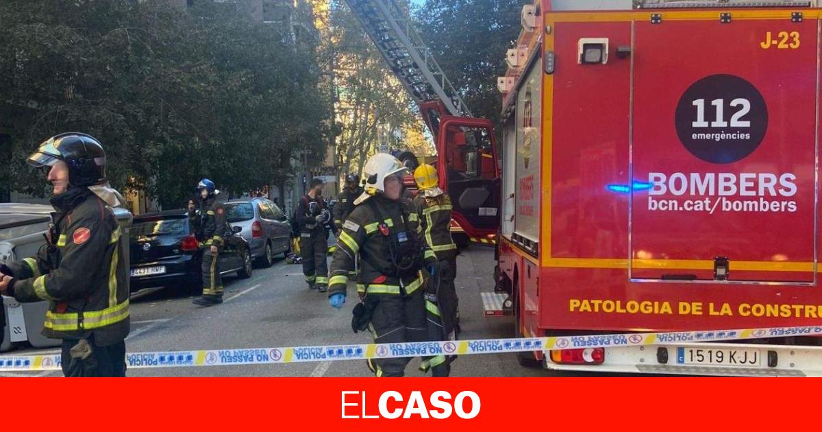 Espectacular explosión en un piso de la calle València de Barcelona: ha ...