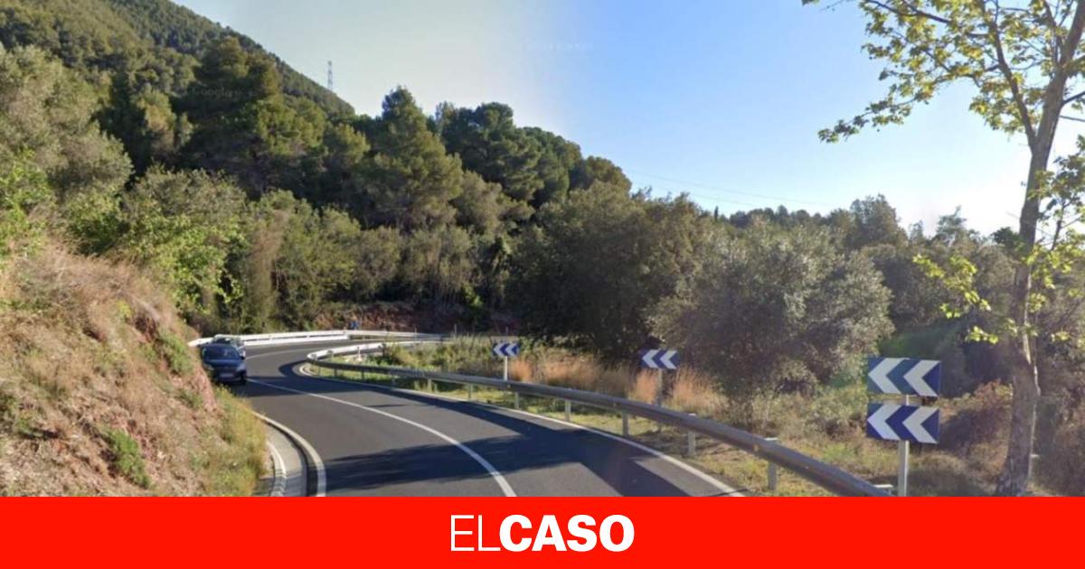 Un ciclista muere al salirse de la carretera y caer al vacío por un ...