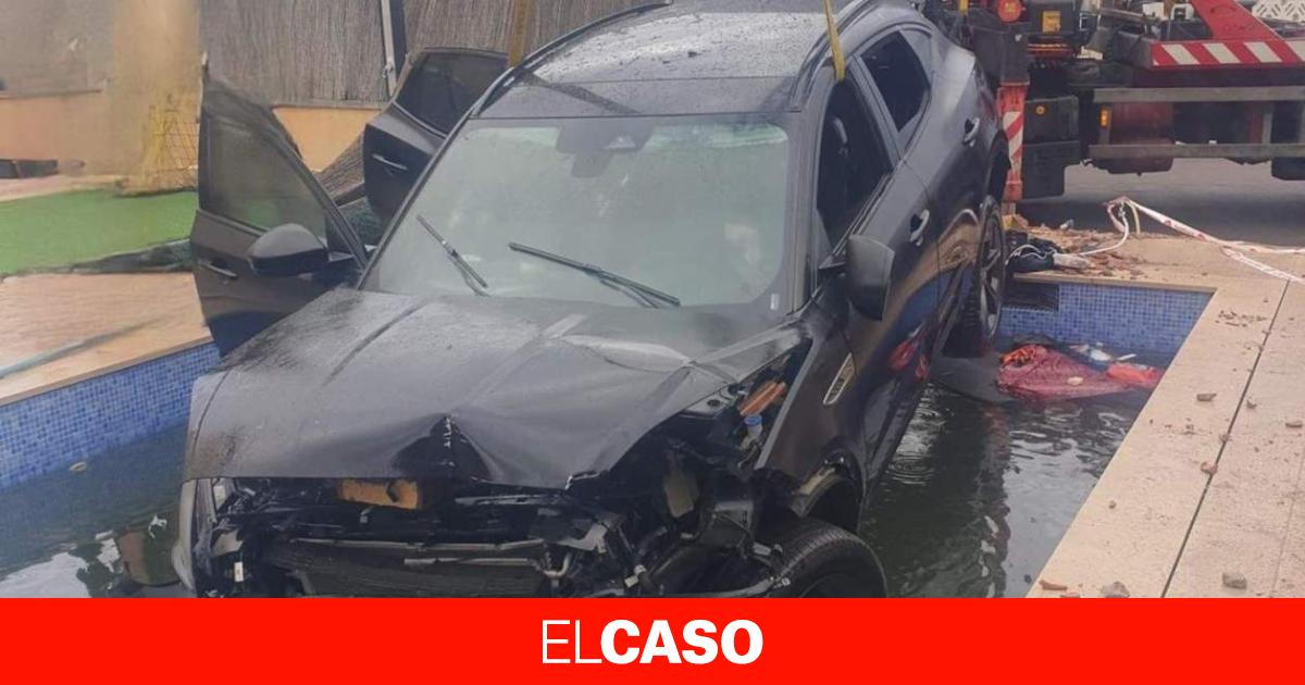 Un home drogat i begut cau amb el cotxe en una piscina després de trencar un mur a Castelló d ...