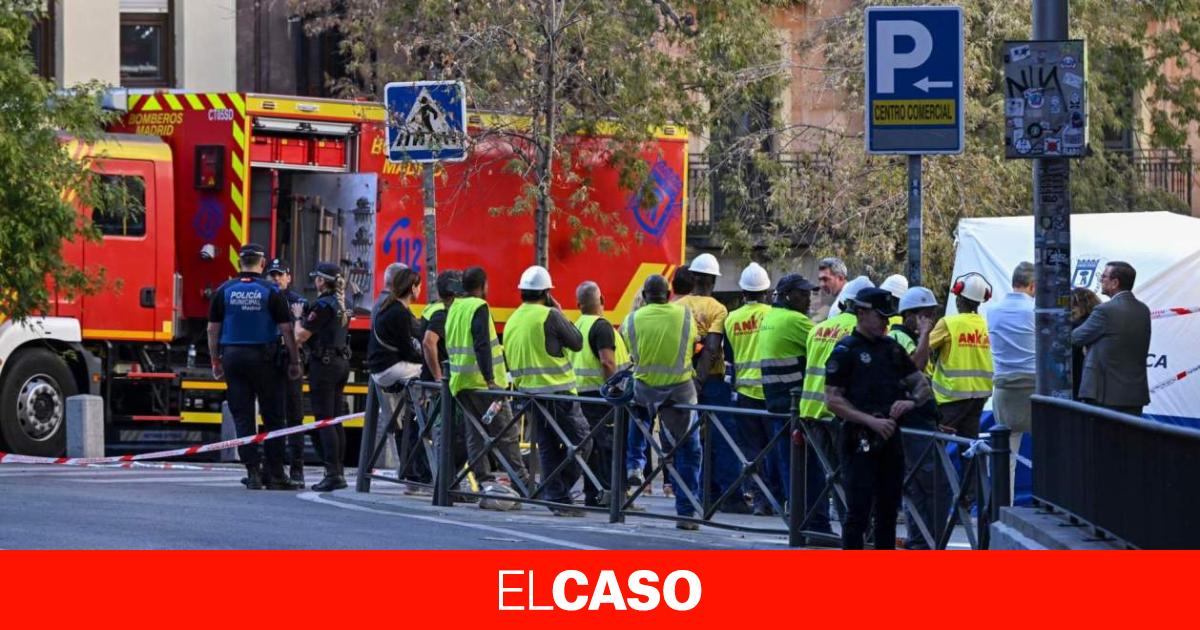 Encuentran sin vida a los cuatro desaparecidos durante el derrumbe de un edificio en obras en Madrid