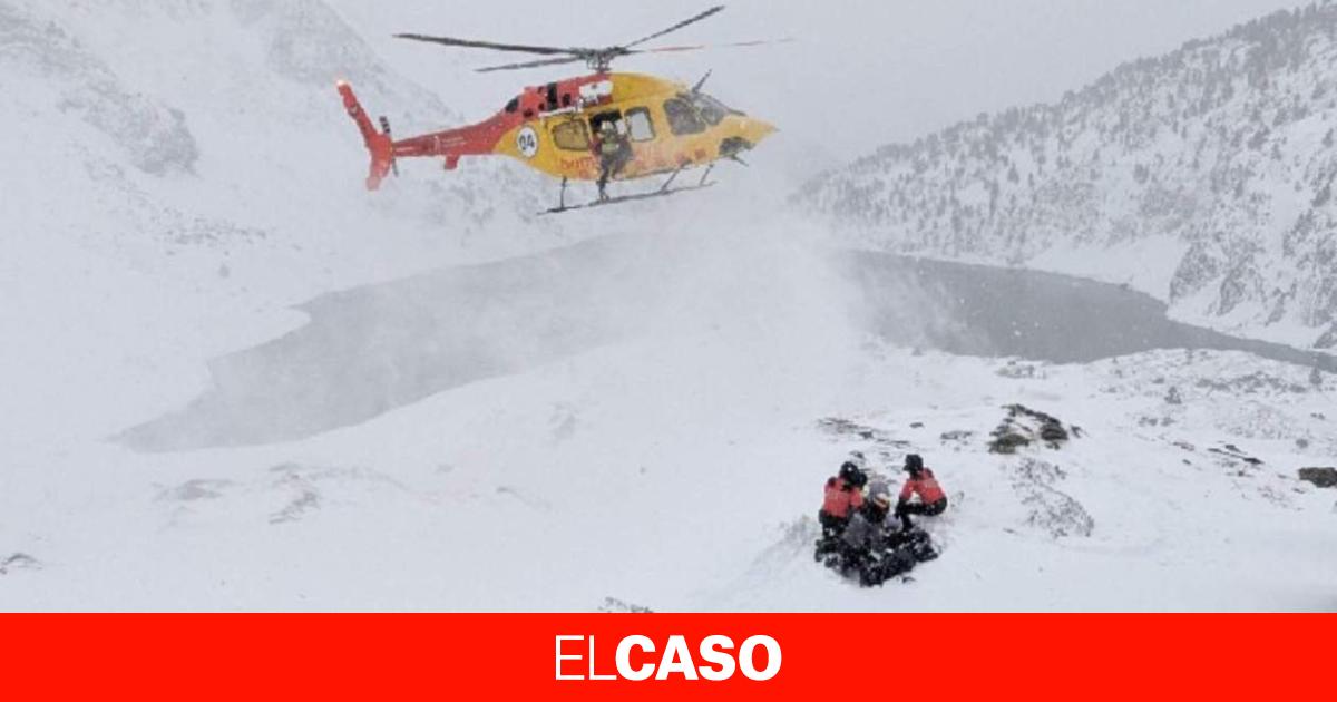 Complicat rescat de dos muntanyencs a Alins: atrapats durant tota la ...